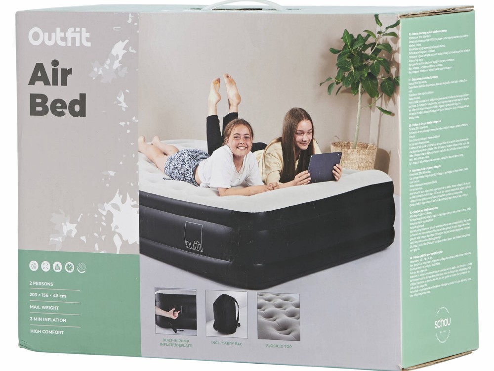 Outfit Luchtbed 2 Persoon met Automatische Pomp